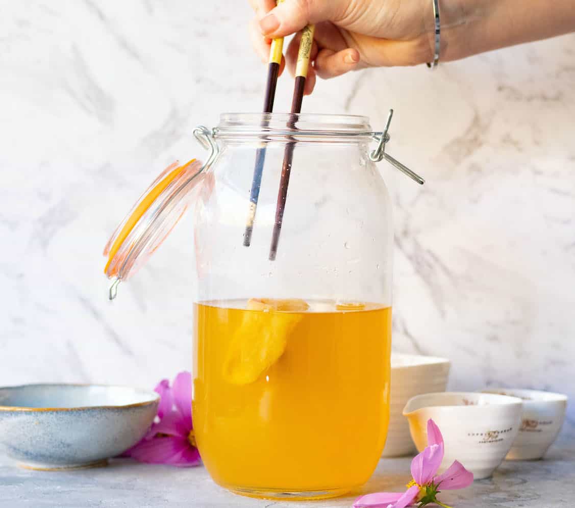 How To Make Jun Tea - Whole Natural Kitchen