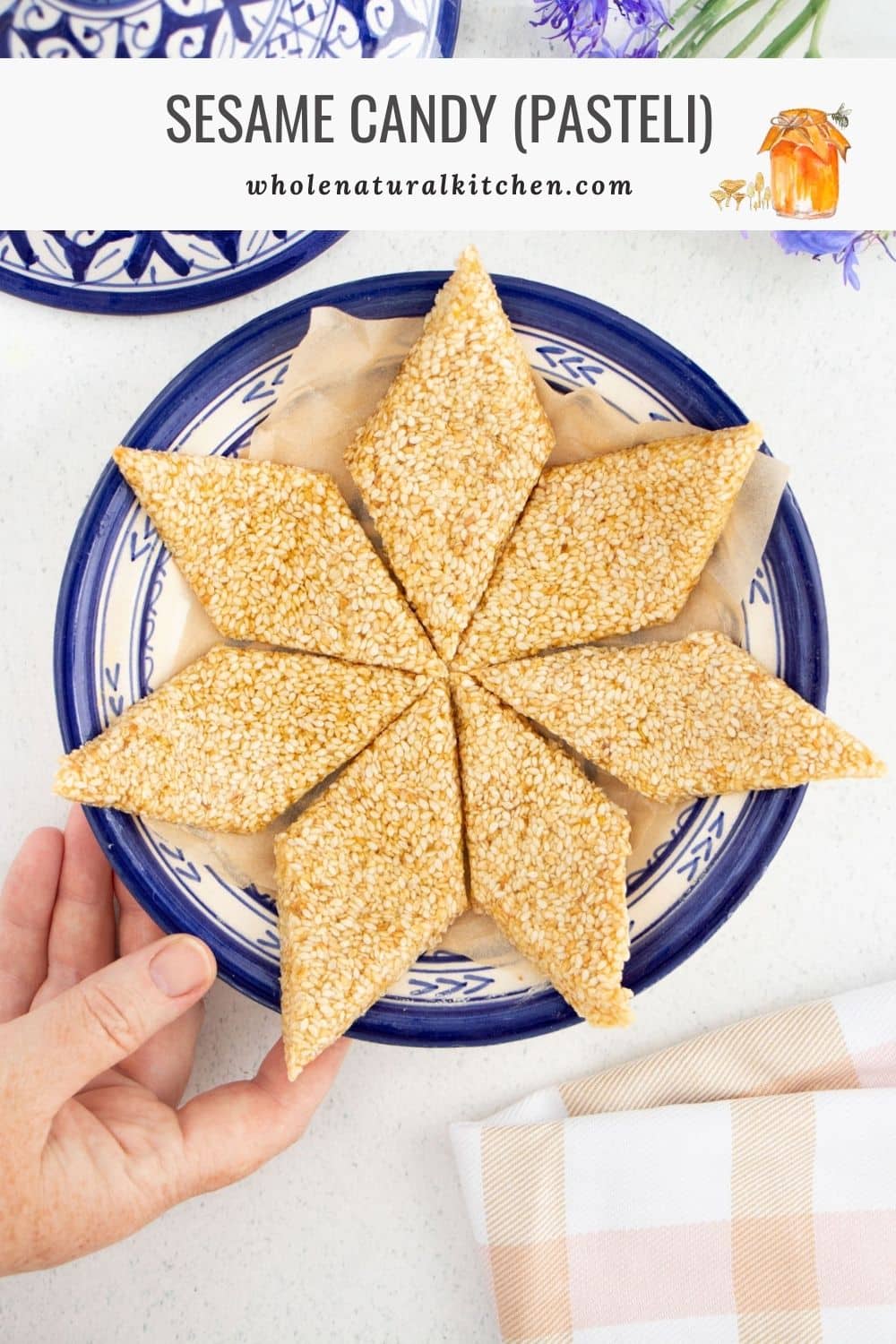 Honey And Sesame Candy (Pasteli Recipe) - Whole Natural Kitchen
